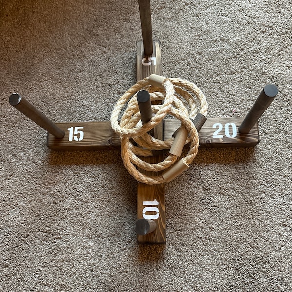 Rustic Ring Toss Outdoor Yard/lawn Game With 6 Rings - FREE U.S ...