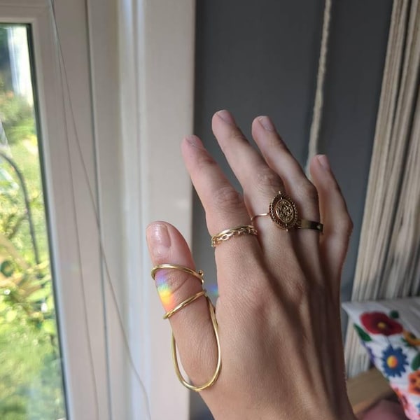 Arthritis Splint Ring, Thumb Ring, Splint Knuckle Ring,comfortable ...