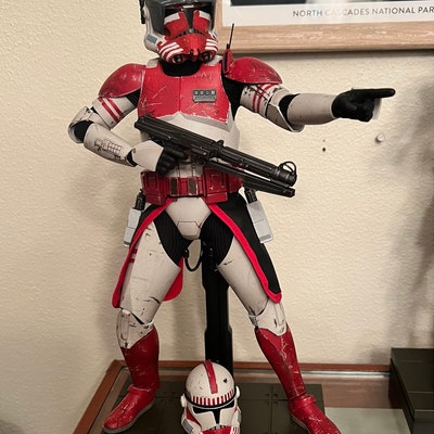 1/6 Scale Desert Wolfpack Clone Trooper Wolffe Armor Kit Blank for ...