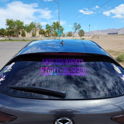 Endless Nights JDM Decal Sticker bumper Sticker, Windshield Sticker ...