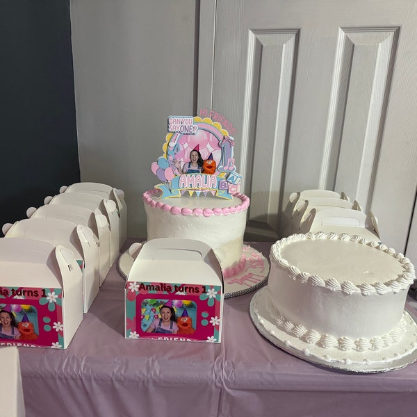 Ms. Rachel Cake Topper, Songs for Littles, Ms Rachel Birthday Decor ...