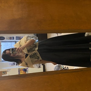 Traditional Filipiniana Maria Clara Alampay With Black Skirt - Etsy