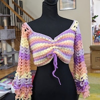 Amber Top Crochet Pattern - Etsy Canada