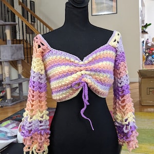 Amber Top Crochet Pattern - Etsy