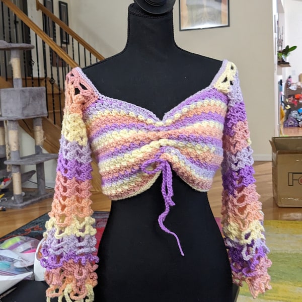 Amber Top Crochet Pattern - Etsy