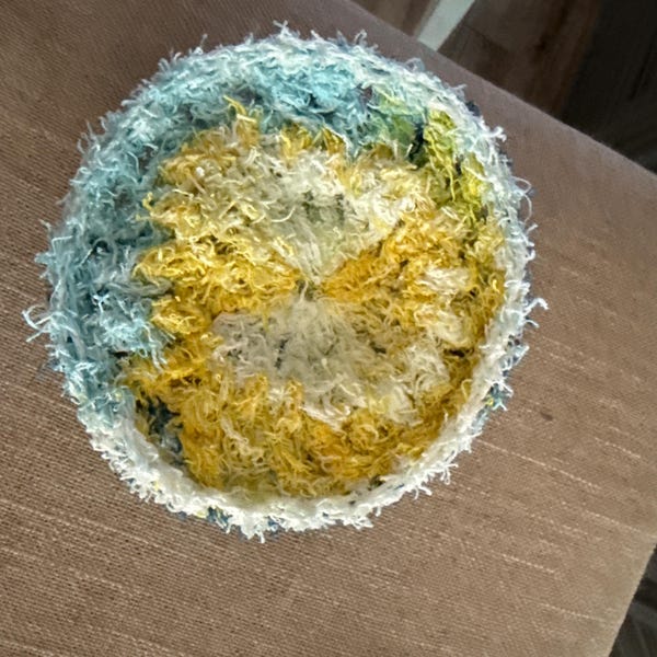 Fun Crocheted Textured Dish Scrubber / Scrubby / Scrubbie PDF PATTERN ...
