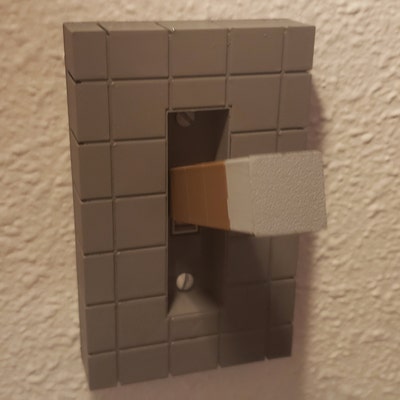 Minecraft-inspired Lever Triple Light Switch Plate - Etsy