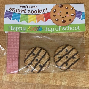 100th Day of School Bag Topper, INSTANT EDITABLE DOWNLOAD, 100 Days ...
