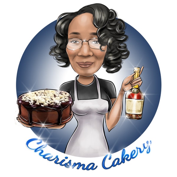 Baker Logo - Custom Portrait for Your Business Logo, Bakery Logo Design ...