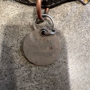 Rugged Stainless Steel Dog Tag Washer Pet ID Tag Custom - Etsy