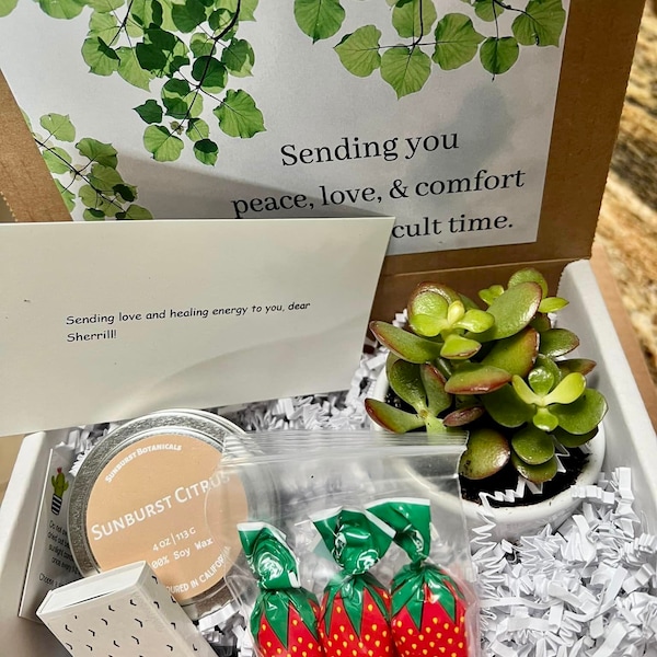 Sending PEACE LOVE & COMFORT | Sending Comfort Gift Box | Comfort Gift ...