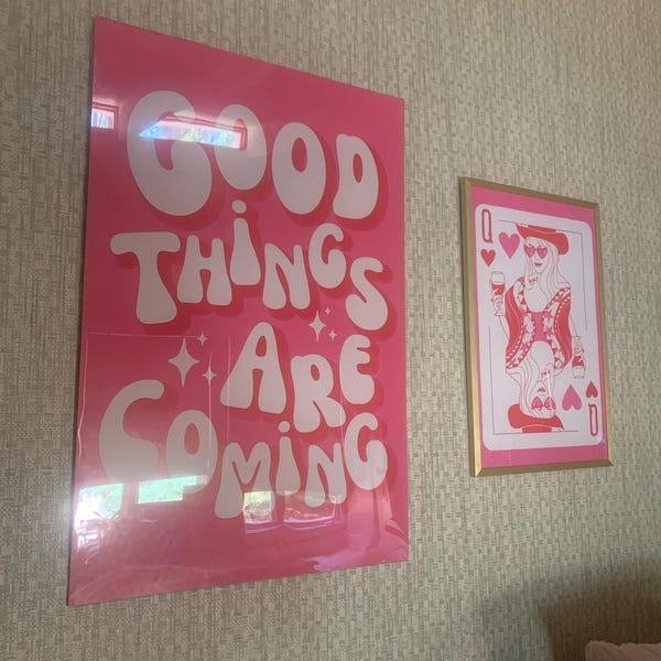 Good Things Are Coming Poster, Inspiration Poster, Affirmation Art ...