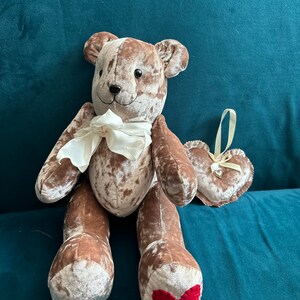 Memory Bear 15 Inches Tall Made From Your Loved One's Clothing - Etsy