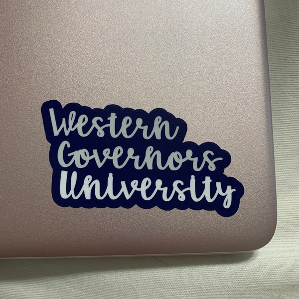 WGU Vinyl Sticker | Western Governors University Night Owls - Etsy