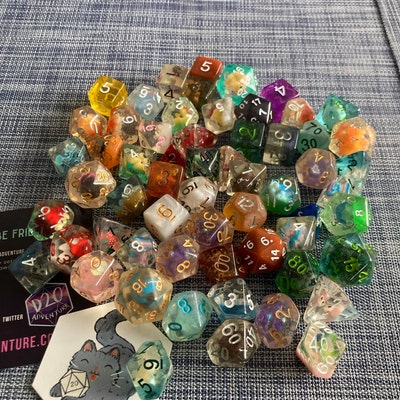 HALF Pound of DND Dice, Assorted Loose Dice, Dice by Weight, Dnd Dice Sets, D20 Polyhedral Dice ...