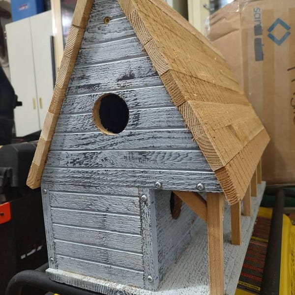 Barn Style Bird House (THE BIRD MANSION) - Etsy