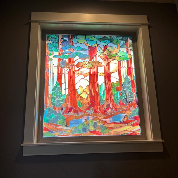 Stained Glass Horse Head Premium Custom Window Cling - Etsy