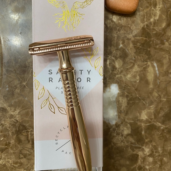 Zero Waste Safety Razor for Women Double Edge With 5 Blades Included ...