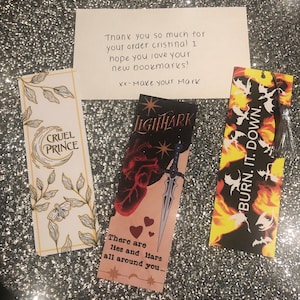 Caraval Double Sided Bookmark - Etsy