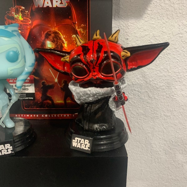 Darth Grogu Custom Funko Pop - Etsy