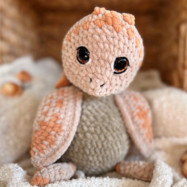 Sully the Sitting Sea Turtle, Crochet Pattern, Amigurumi Sea Turtle ...