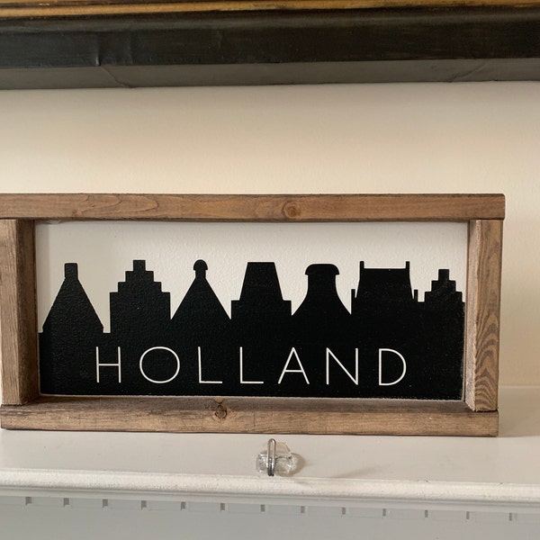 Dutch Painting Holland Sign Amsterdam Silhouette Dutch Picture Dutch ...