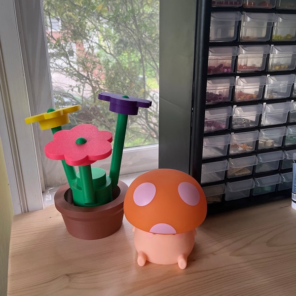 Giant Building Block Flowers, Life-size Brick Blooms With 3 Flowers ...