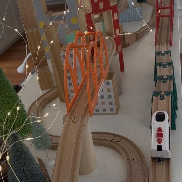 Personalized Flexible Wooden Train Track / Brio / Lillabo / Playtive ...