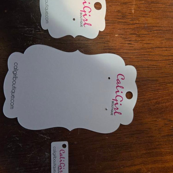 320 Price Tags | 1.25"x0.5" Thin Rectangles | - Your Logo and Text ...