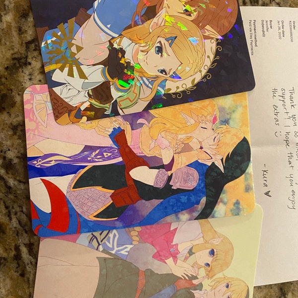 Legend of Zelda Breath of the Wild Link and Zelda *LIMITED EDITION ...