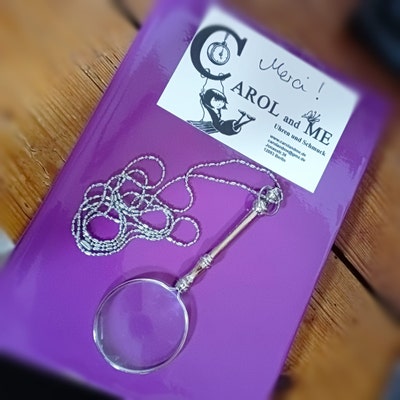 Real Monocle Golden With Cord, No Amplification / Prescription - Etsy