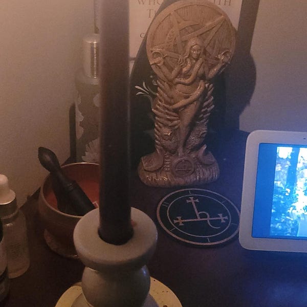 Lilith Sigil // Enochian Wooden Altar Tile // Magickal Decor - Etsy