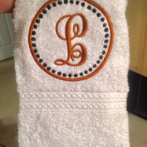 Dotted Monogram Design Frames Set for Machine Embroidery Use - Each ...