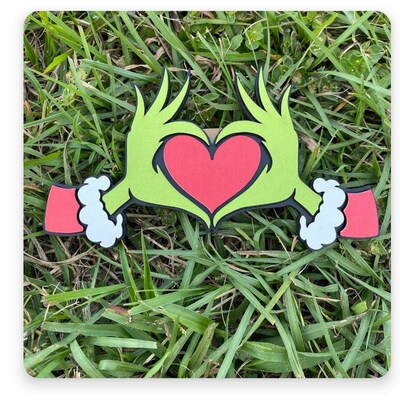 18 X 6 Believe Box Frame, Grinch Sign, Glitter Grinch, Grinch Decor ...