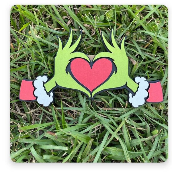 18" X 6" Believe Box Frame, Grinch Sign, Glitter Grinch, Grinch Decor ...