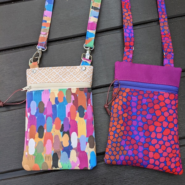 Sew a Crossbody Phone Gogo Bag - Sewing Epattern Pdf File for Download ...