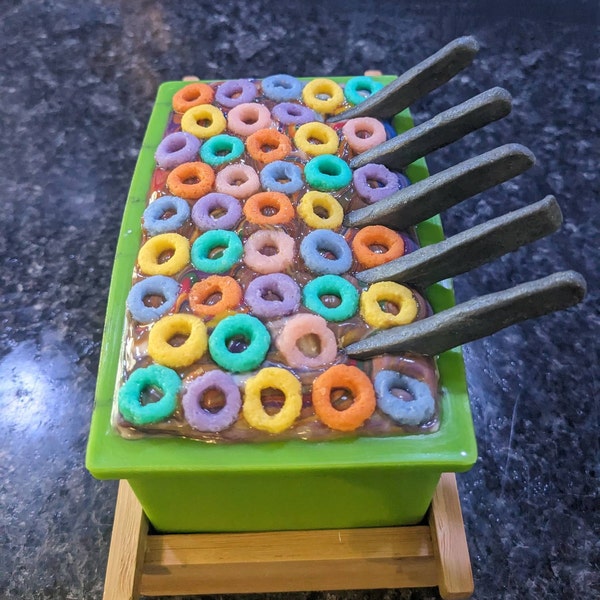 Fruit Loops Multi Cavities Loop Cereal Flexible Silicone Mold Soap ...