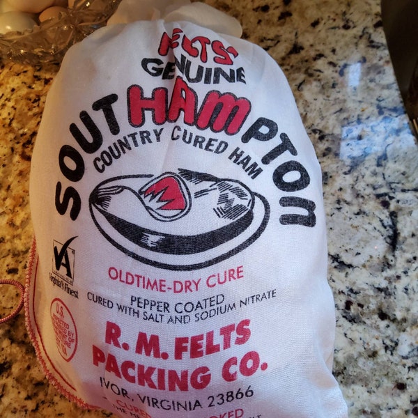 Virginia Country Ham, Whole Ham, Genuine, Salty, Dry Cured, Southeast ...