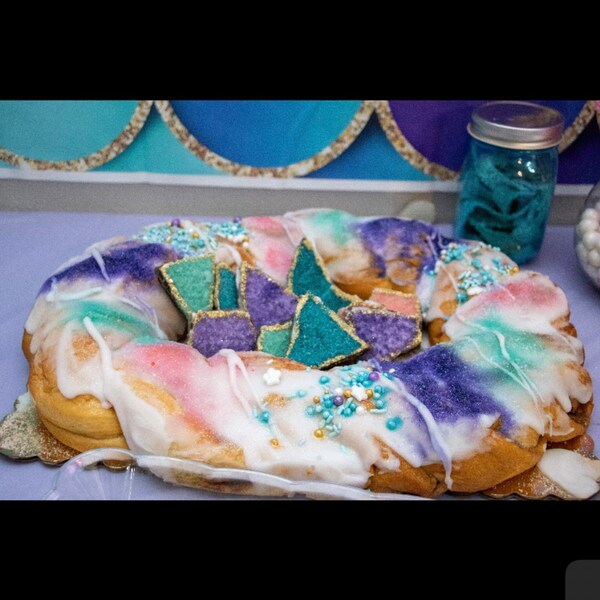 Crystal Geode Rock Cookie Gold Edged Gem Sugar Rock Candy Gemstones ...