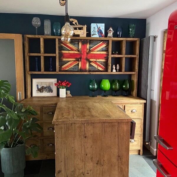 Rustic Reclaimed Wooden Union Jack Wall Art - Etsy UK