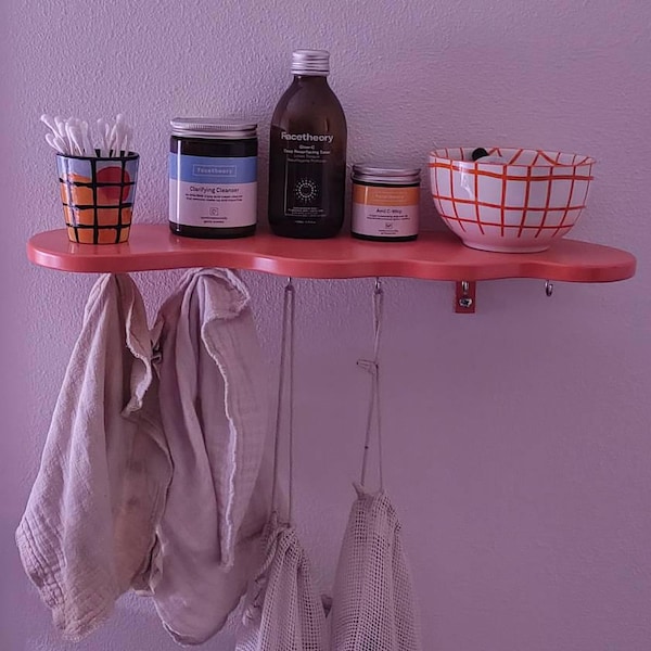 Wavy Shelf | Cloud Shelf | Squiggle Shelf | Funky Decor | Maximalist ...