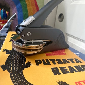 Desk Embosser Custom Heavy Duty Embosser Business Embosser/wedding ...