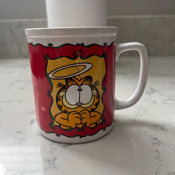 Vintage 1981 Garfield Gooseneck Desk Lamp W/ceramic Shade - Etsy