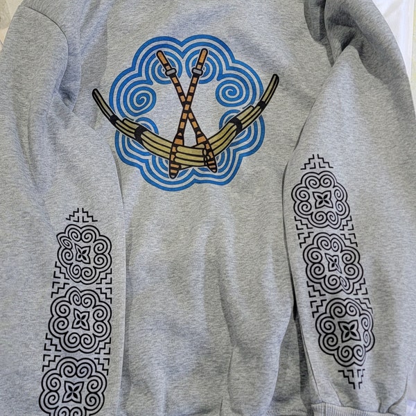 Hmong Design, Hmong Digital, Hmong Print, Hmong Flute Qeej With ...