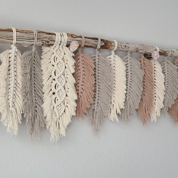 The Dupre Macrame Feathers - Etsy