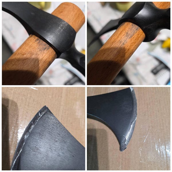 Carbon Steel Axe Adze Head Bearded Hatchet Axe HEAD With Adze Blade ...