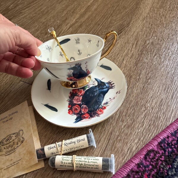 Calico Cat Tarot Fortune Telling Teacup. High Quality. Divination Tea ...