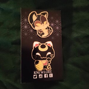 Kawaii to Kowai White Kawauso Japanese Lore Enamel Pins - Etsy