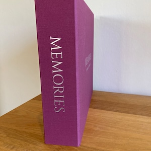 12x12 Linen Personalized Scrapbook Album, Rustic Family Photo Album ...