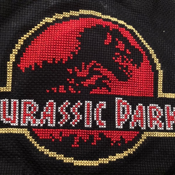 Jurassic Park/world Cross Stitch Pattern (PDF) - Etsy